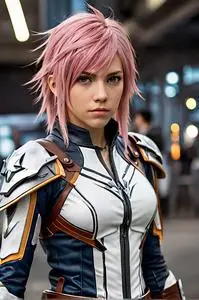Free Ff13 Lightning Cosplay Face Swap