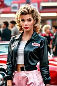 Free Grease Themed Outfit Face Swap