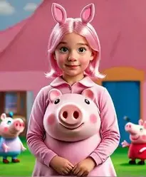 Free Woman Peppa Pig Adult Face Swap