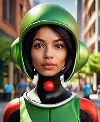 Free Female Marvin The Martian Face Swap