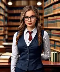 Librarian Outfit Female Face Swap