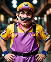 Free Wario Adult Face Swap