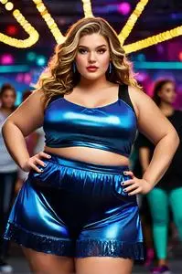 Plus Size Rave Clothes Face Swap