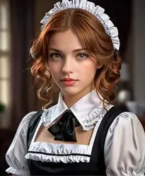 Seductive Maid Face Swap