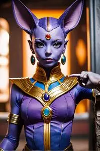 Female Beerus Cosplay Face Swap