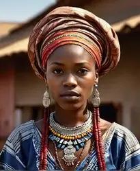 Free Nigerian Female Native Styles Costume Face Swap