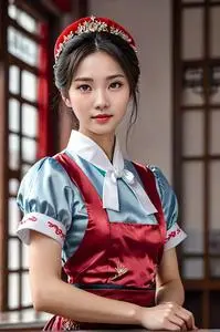 Free Chinese Maid Outfit Face Swap