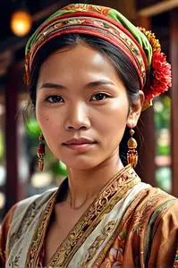 Free Old Filipino Outfit Face Swap