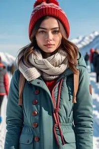 Types Winter Wear Ladies Face Swap