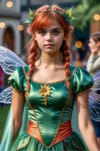 Fairy Costume Girl Face Swap