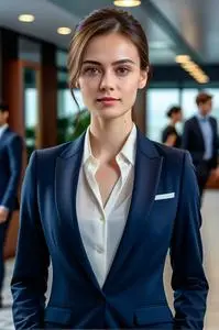 Formal Attire Interview Female Face Swap