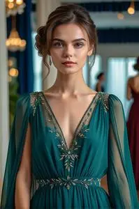Chiffon Gown Styles Ladies Face Swap