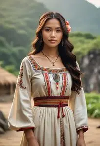 Free Simple Philippine National Costume Face Swap