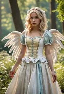Alice The Angel Cosplay Fancy Dress Face Swap