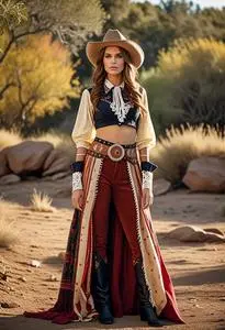 Costume Western Chaps Face Swap
