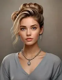 Plain Hairstyle Woman Face Swap