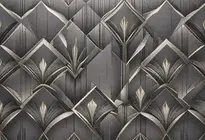 Free Gray Art Deco Wallpaper Add Your Photos