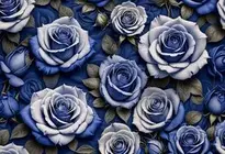Royal Blue Roses Wallpaper Add Your Photos