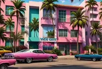 Vice City Style Wallpaper Add Your Photos