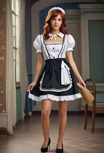 Skimpy Maid Costume Face Swap