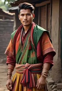 Nepali Traditional Dress Man Face Swap