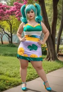 Free Plus Size Bulma Cosplay Face Swap