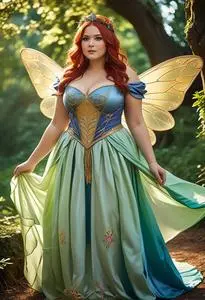 Plus Size Fairy Cosplay Face Swap
