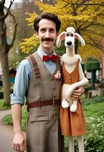 Free Wallace And Gromit Fancy Dress Face Swap