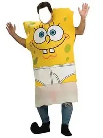 Free Spongebob Costume / Fancy Dress Face Swap