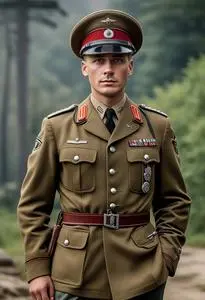 German General Ww2 Uniform Face Swap
