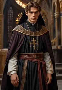 Priest Costume Female Face Swap