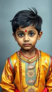 Child Lord Krishna Dress Face Swap