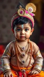 Baby Krishna Male Cosplay Face Swap