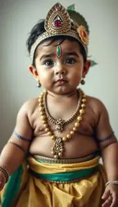 Free Baby Lord Krishna Male Costume Adult Face Swap
