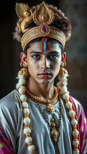 Lord Krishna Male Cosplay Face Swap