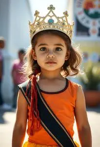 Race Queen Costume Face Swap