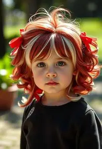 Child Fancy Dress Wigs Face Swap