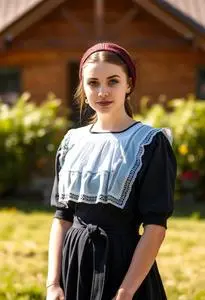 Amish Girl Costume Face Swap