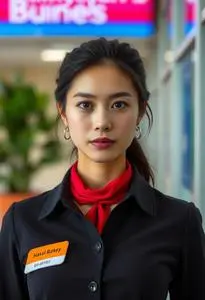 Free Bank Dress Code Woman Face Swap