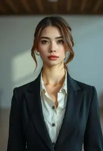 Free Dark Suit Dress Code For Ladies Face Swap