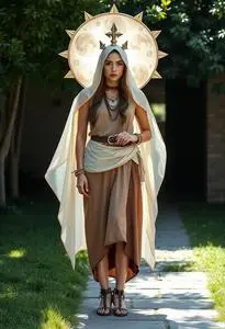 Moon Goddess Costume Face Swap