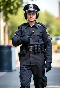 Realistic Cop Costume Face Swap