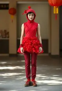 Red Ball Costume Face Swap