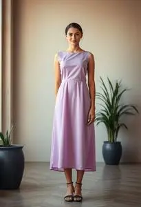 Free Simple Party Frock Design Face Swap