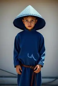 Blue Peely Costume Face Swap