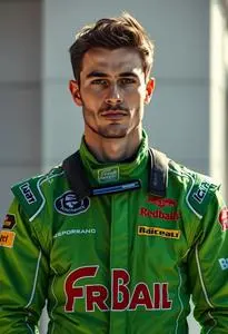 Free Green Race Car Driver Costume Face Swap