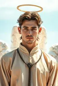 Male Angel Outfit Costume Face Swap