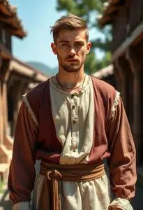 Free Medieval Peasant Costume Male Face Swap
