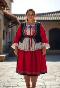 Free Plus Size Spanish Costume Face Swap