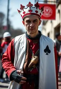 King Card Halloween Costume Face Swap